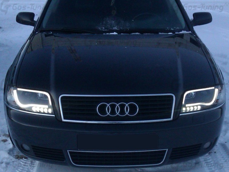 Купить передние фары Audi A6 С5 "Q5 Style" - ГОС-Тюнинг, Москва