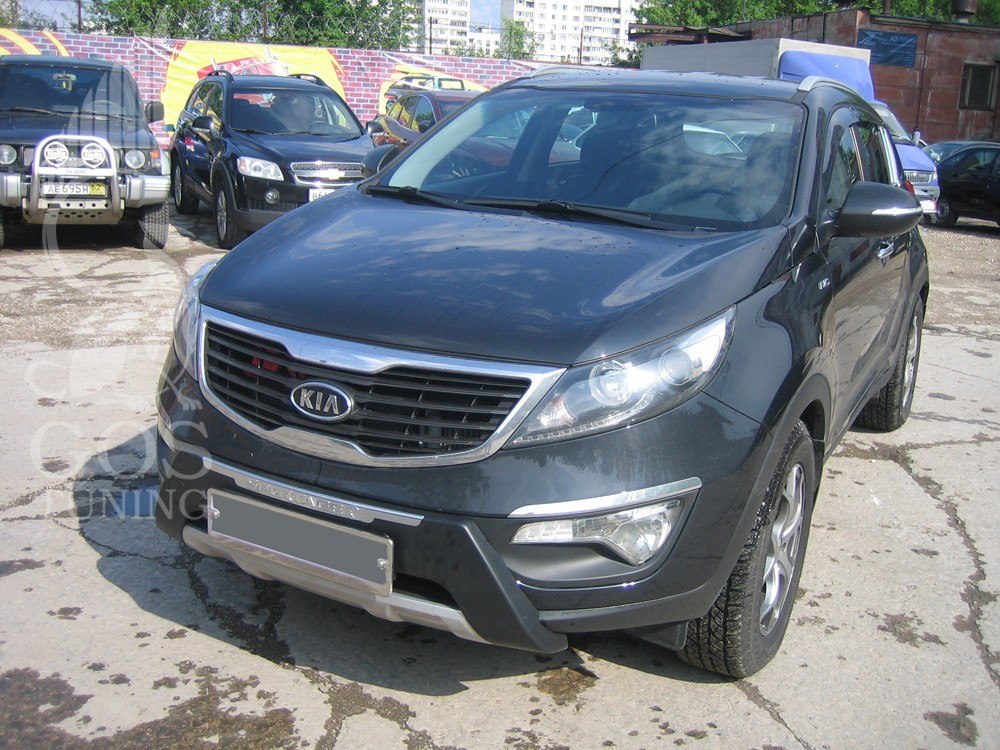 Защиты бампера KIA Sportage 3 (Bamper Guard) / Киа Спортейдж