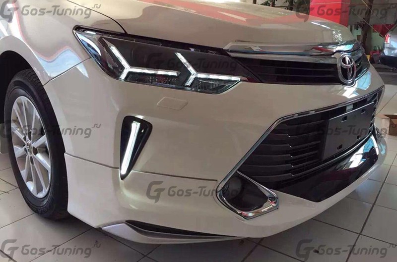 Фары Тойота Камри 55 (XV50 Рестайлинг) "Lambo Style" - ГОС-Тюнинг
