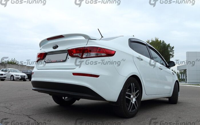 Спойлер со стоп сигналом Kia Rio 3 купить / Высокий спойлер Киа Рио 3