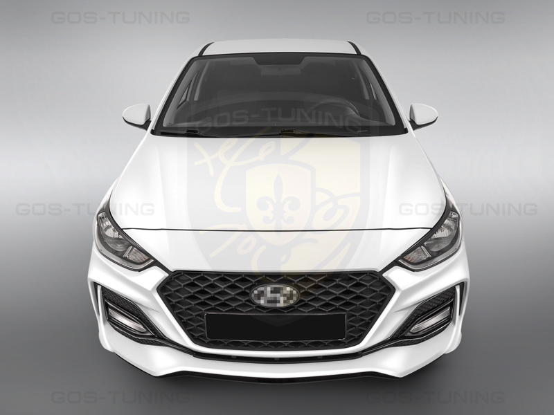 Бампер Хендай Солярис 2 / Hyundai Solaris II - ГОС-Тюнинг