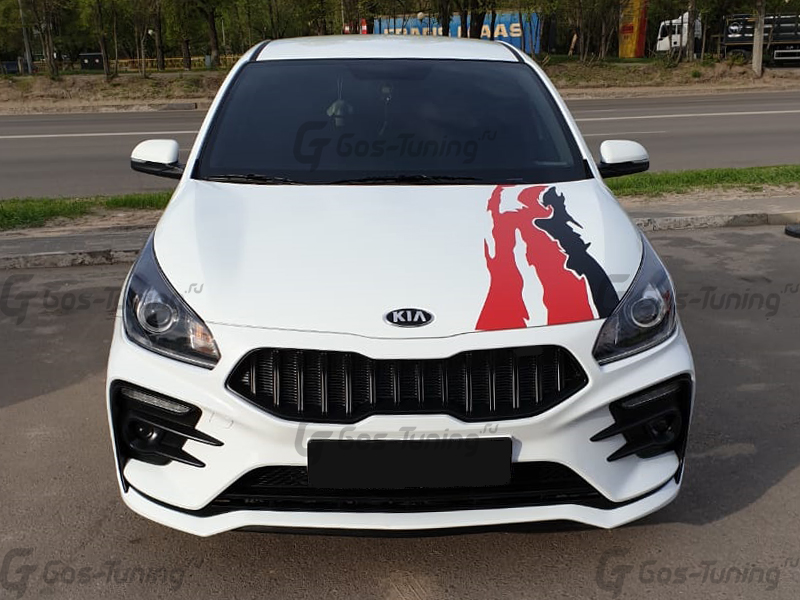 Передний бампер Киа Рио 4 / Kia Rio IV "Kudos" - ГОС-Тюнинг